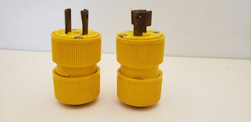 GENERAL ELECTRIC TWIST LOCK PLUG, NEMA L2-20, 20A 250V (LOT OF 2) NNB ...