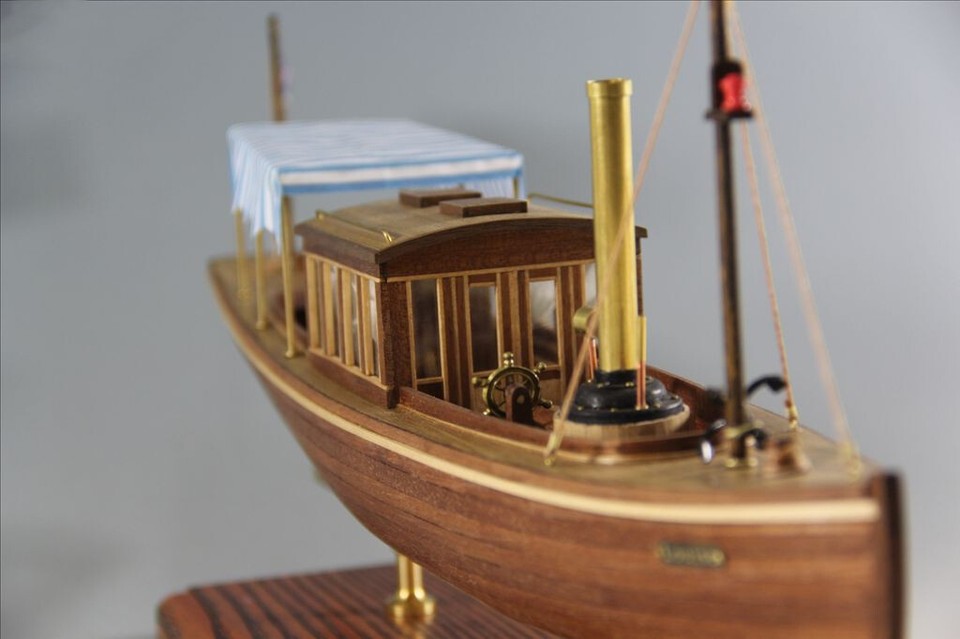Hobby Steam Boat Louise Victoria 1:26 455mm 18” Wooden Ship Model Kit ...