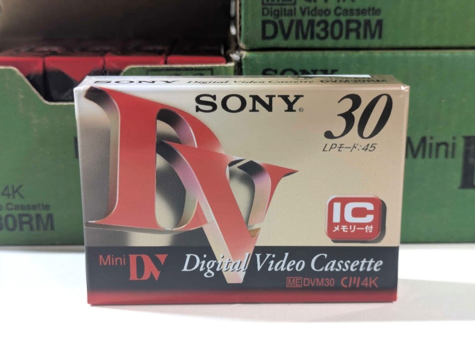 SONY Mini DV 30min Digital Video Tapes SEALED Lot of 30 (with IC Memory ...