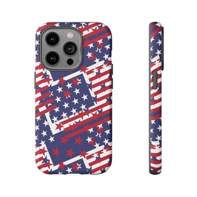 USA Stars and Stripes Cell Phone Case - Flag Inspired Print ...
