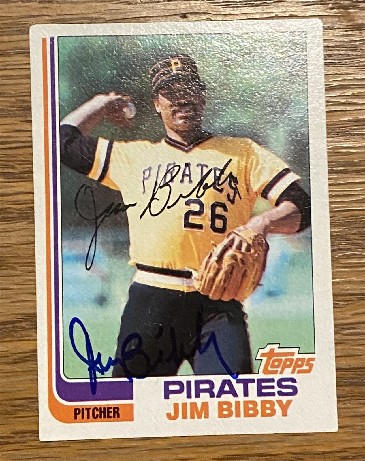 Jim Bibby Signed 1982 Topps Autograph Card - Pirates D. 2010 | eBay