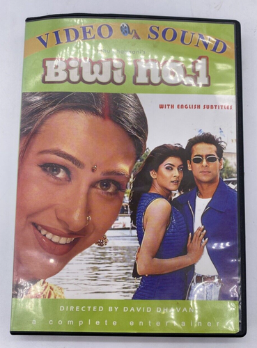 Biwi No. 1 DVD Rare Bollywood Comedy Salman Khan, Karishma Kapoor, Anil Kapoor 677565006398| eBay