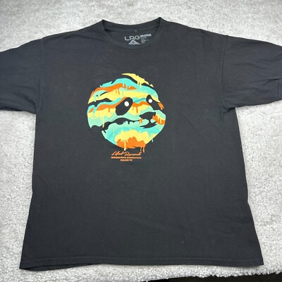 Lifted Research Group Shirt Mens 2XL Black Tee Short Sleeve LRG Camo Panda Bear | eBay