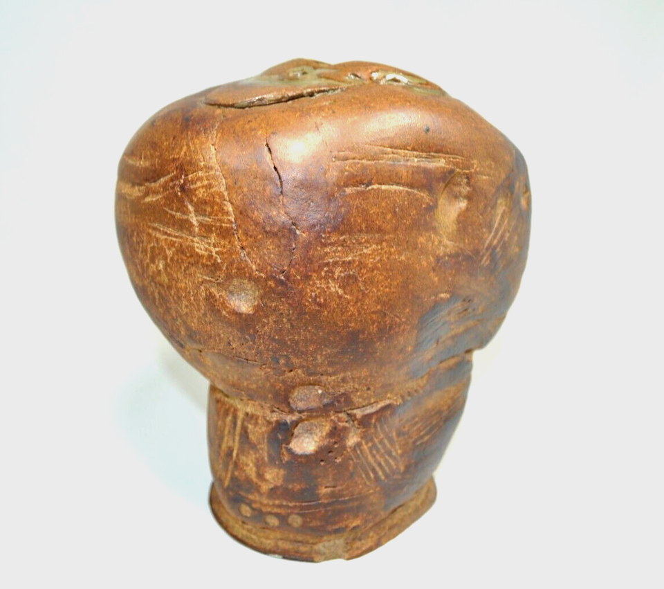 Original Mike Moran Head of Man Ceramic Sculpture American Modern ...