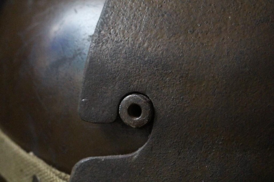 ARMORED HELMET BROW PLATE M16. | eBay