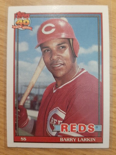 1991 TOPPS BARRY LARKIN #730 CINCINNATI REDS | eBay