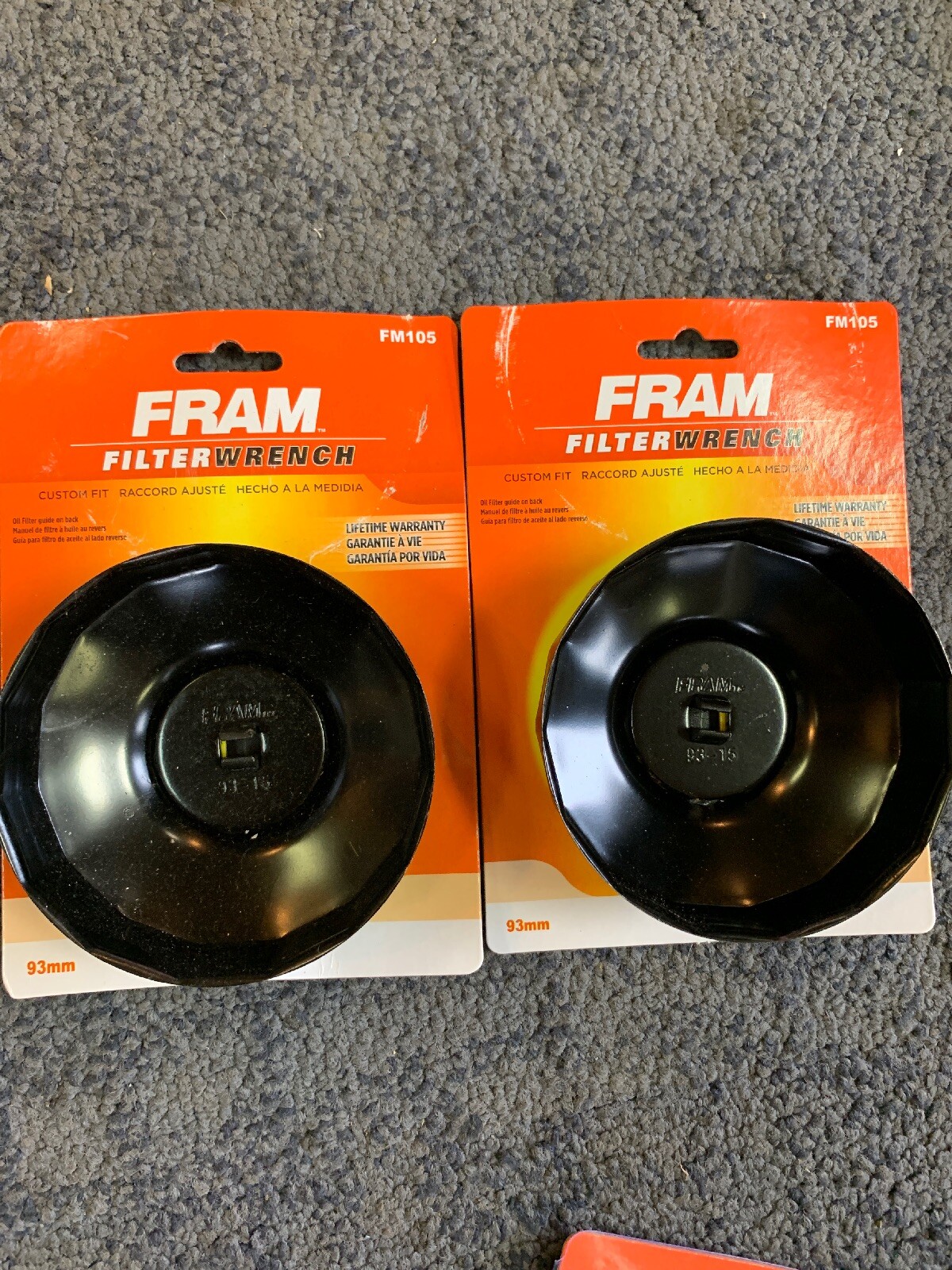 FRAM FM105 15 Oil Filter Wrench Pack of 2 45031272385| eBay