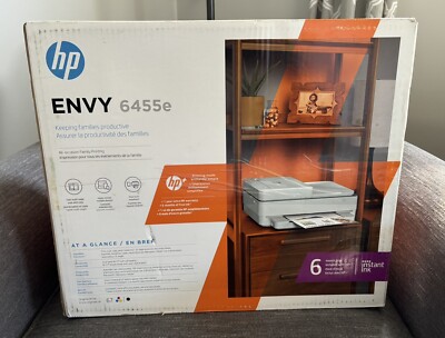 HP ENVY 6455e Printer All In One Inkjet Printer Color 6 Months Of Ink ...