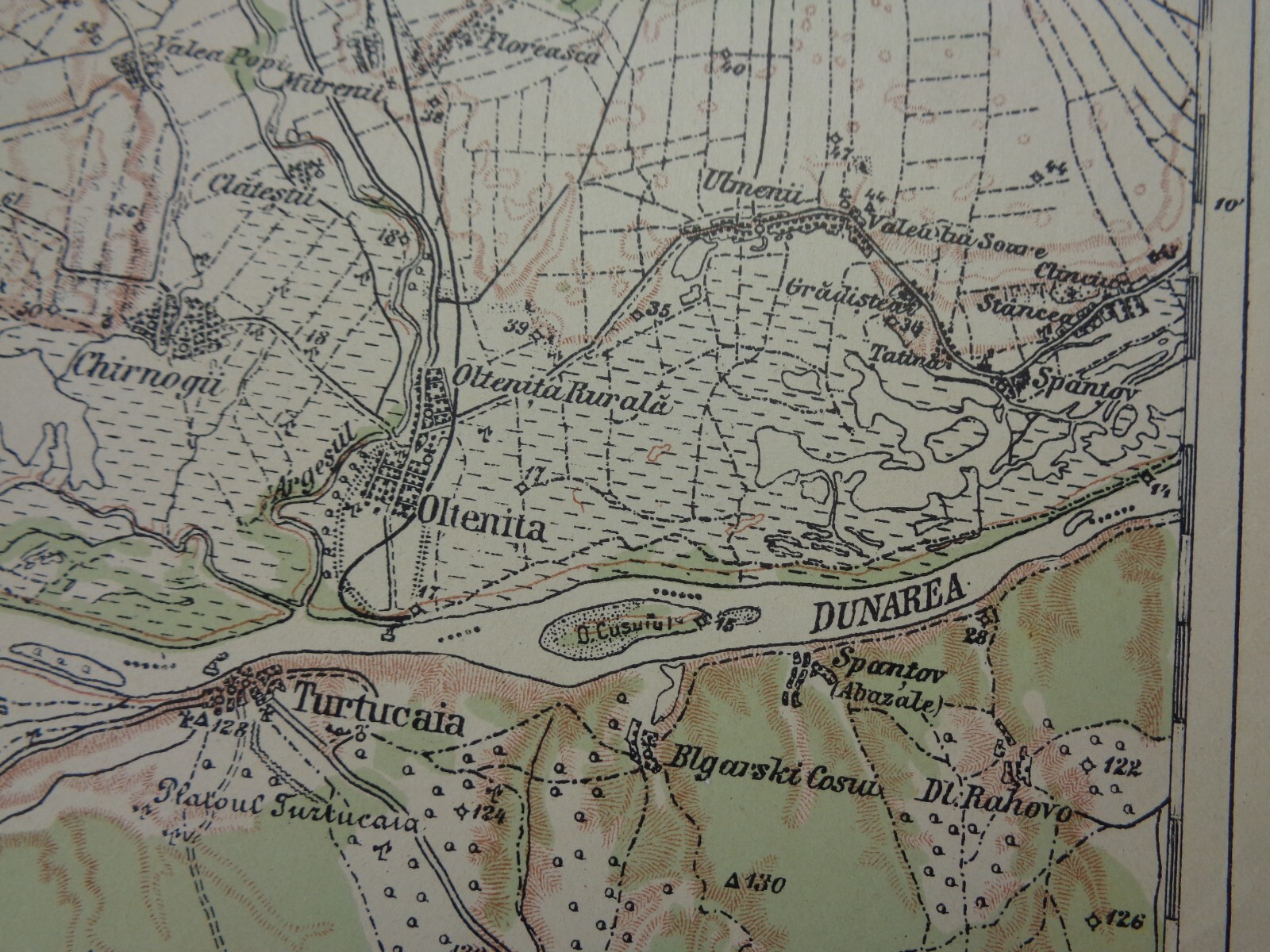WW1 ROMANIAN military map entitled "BUCHARESTII" (BATTLE of BUCHAREST ...