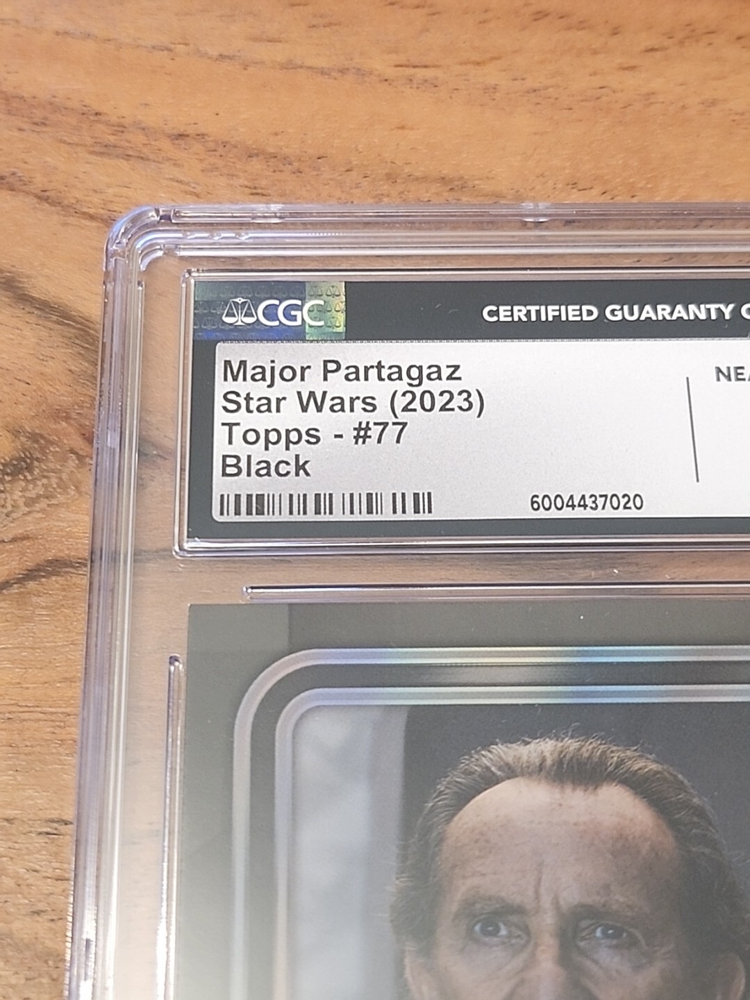 2023 Star Wars #77 Major Partagaz CGC 7.0 Black #1/75 Topps Flagship ...