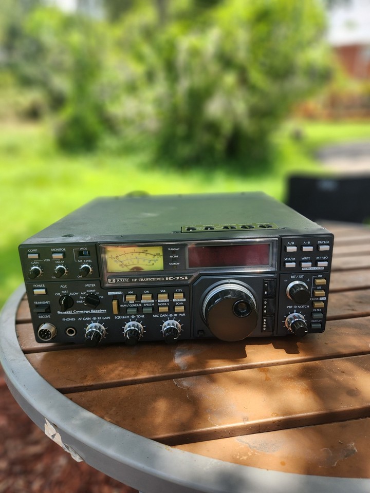 Icom ic-751 HF Transceiver ~ Ham Radio WORKS | eBay