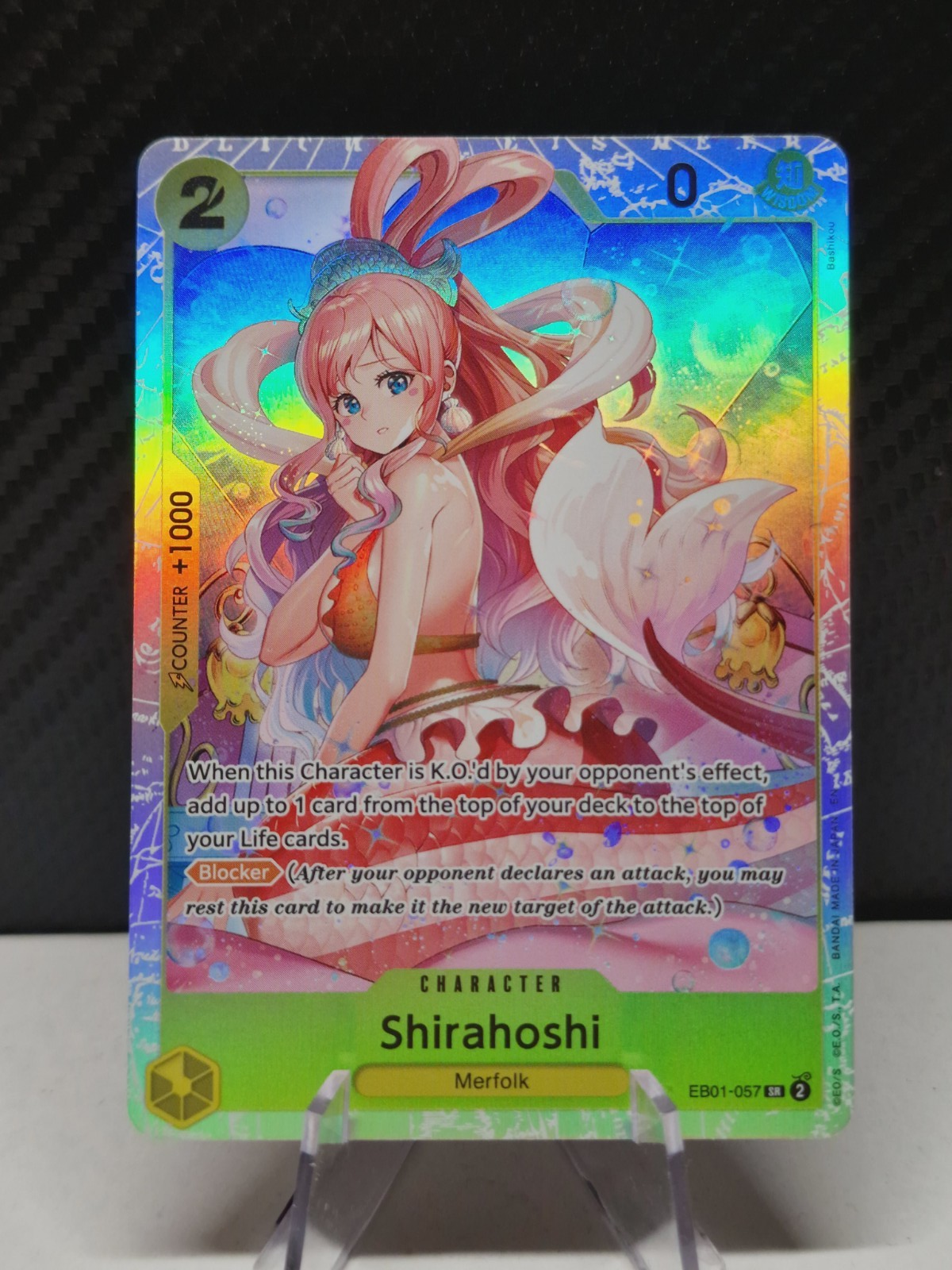One Piece CCG TCG Shirahoshi PRB02 EB01-057 SR NM | eBay UK