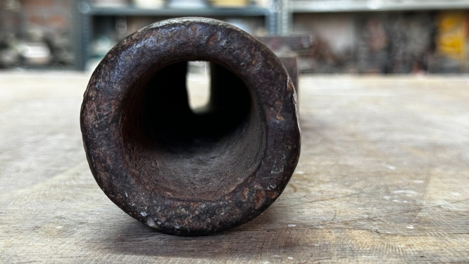 Collectible Old Antique Handcrafted Solid Iron Heavy Weight Cannon Head ...