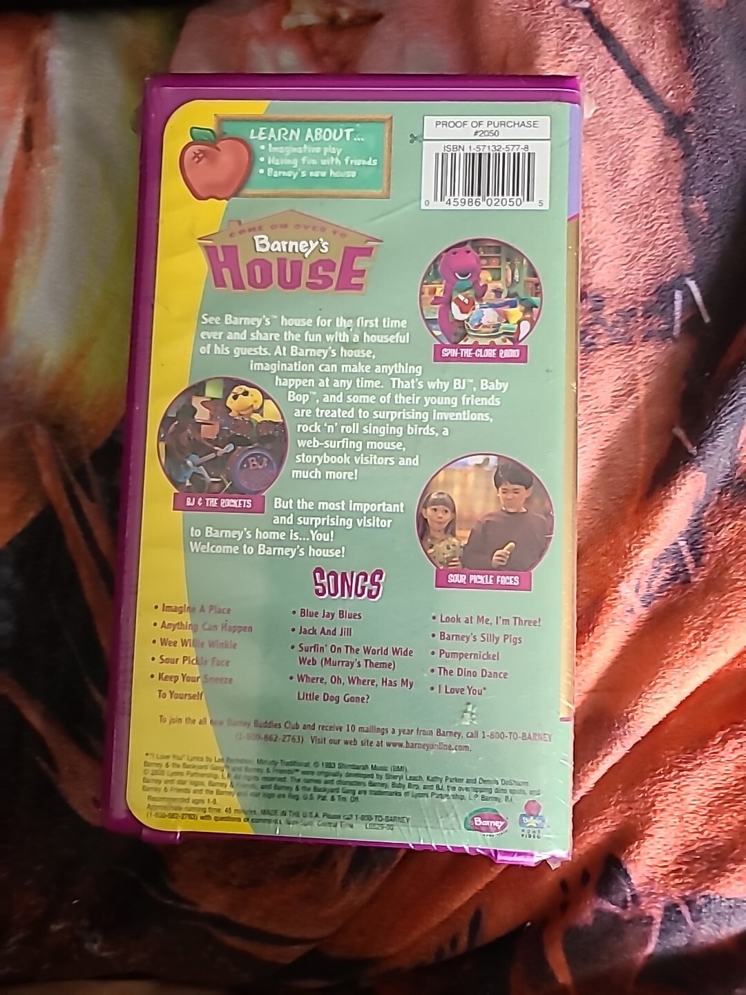 Barney - Come on Over to Barneys House (VHS, 2000) for sale online | eBay