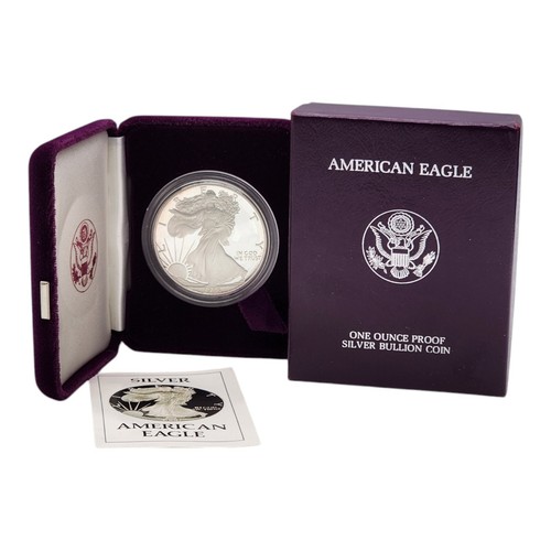 1986-S $1 American Proof Silver Eagle in Original Government Packaging | eBay
