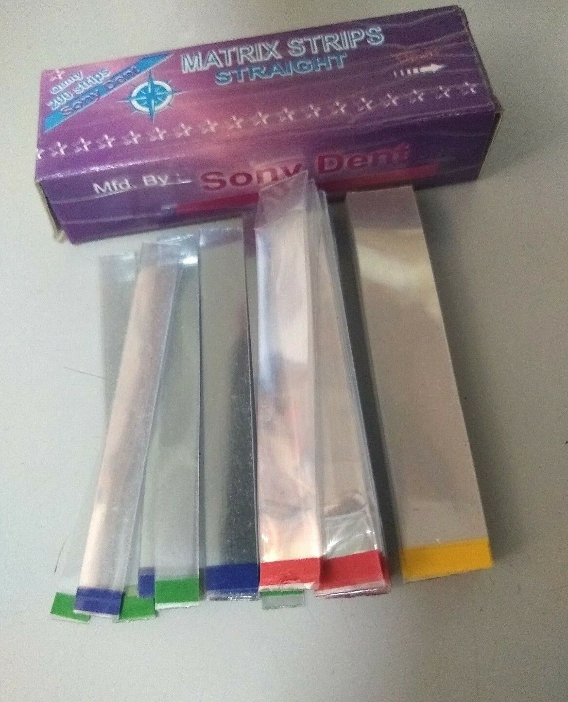 Mylar Matrix Multicolored 200 Strips Dentistry Straight Free Ship High ...