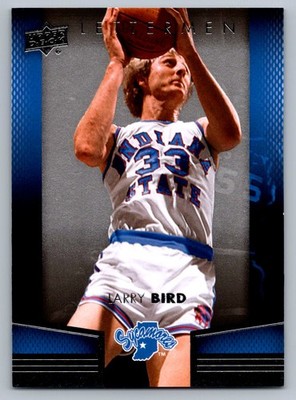 2014 Upper Deck Lettermen #25 Larry Bird Indiana State Sycamores | eBay