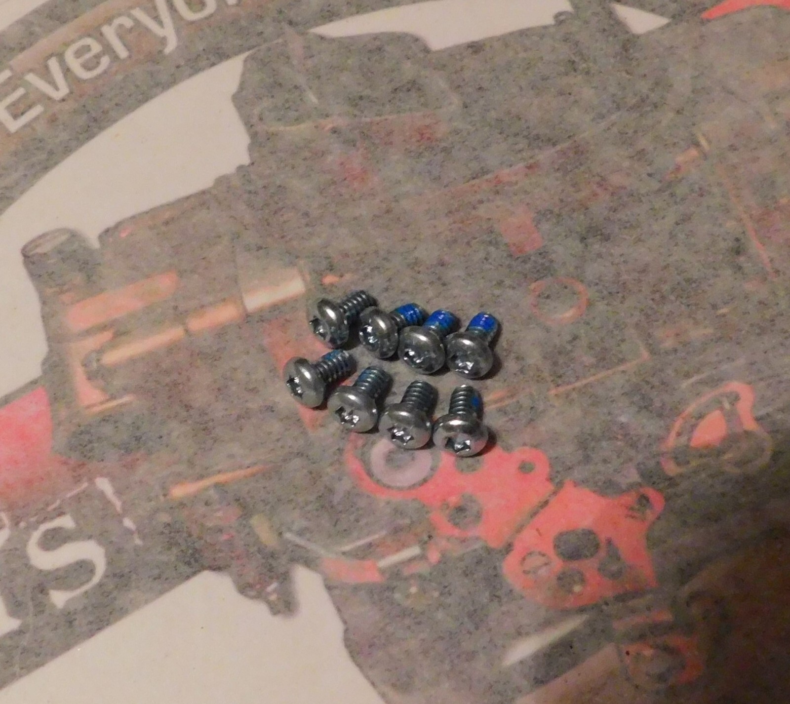 8 Edelbrock AFB AVS Carburetor Throttle Plate Screws Loctite Pre ...