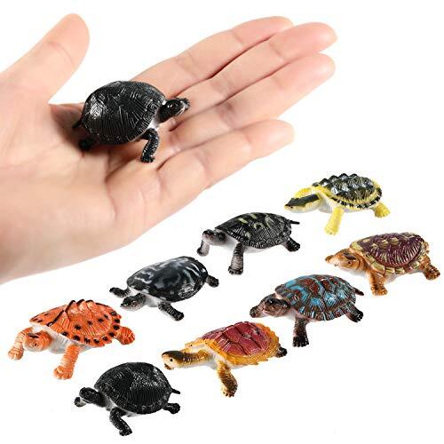 16 Pcs Plastic Turtles Party Decorations Small Sea Turtles Toys Mini ...