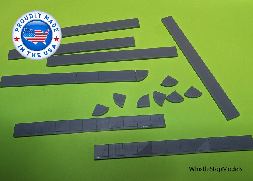 24" of N Scale Sidewalk with Highest Details N1044 | eBay