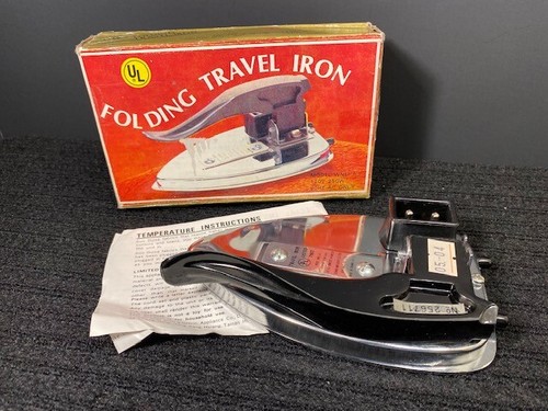 Taiwan Wan Nien Electric Appliance Co. Folding Travel Iron-no cord ...