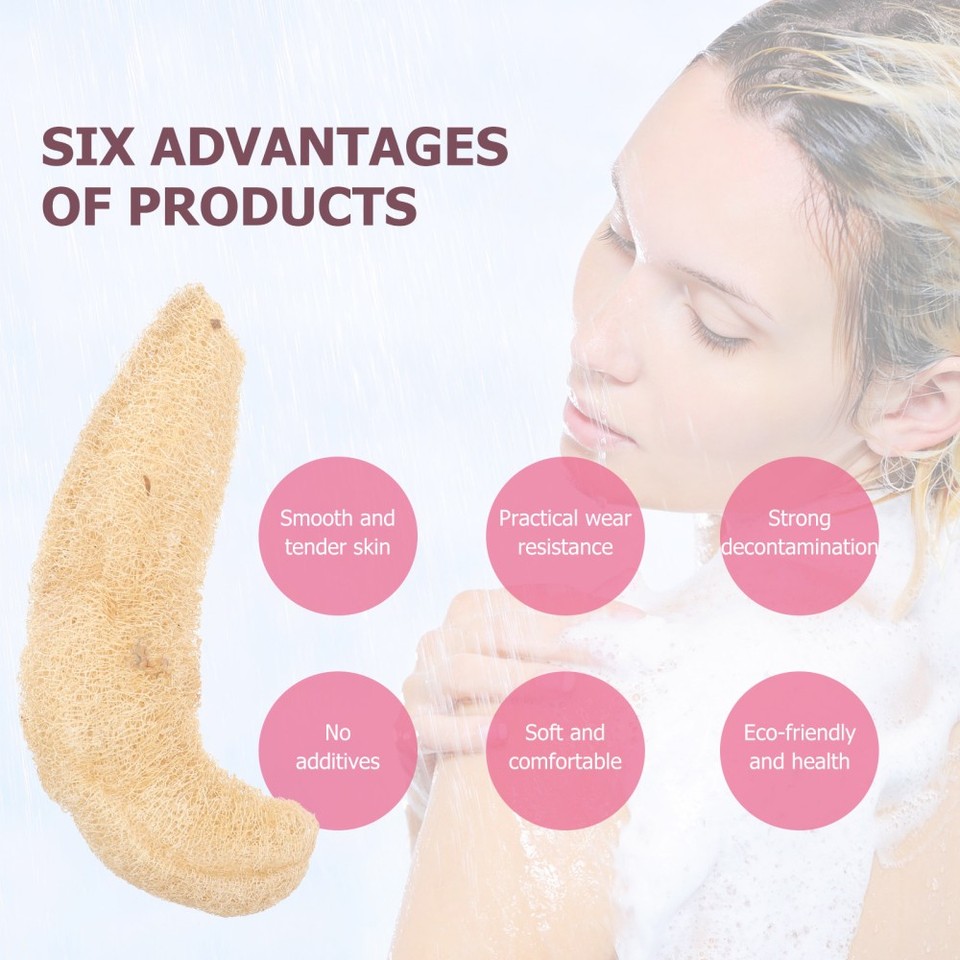 Luffa Bath Towel Natural Loofah Supplies Shower Wash Scrubber Sponge | eBay