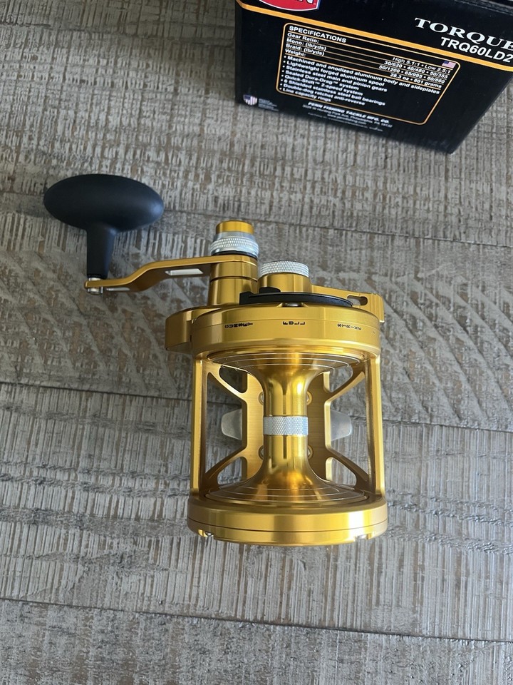 Penn Torque TRQ60LD2 2-Speed Lever Drag Conventional Fishing Reel | eBay