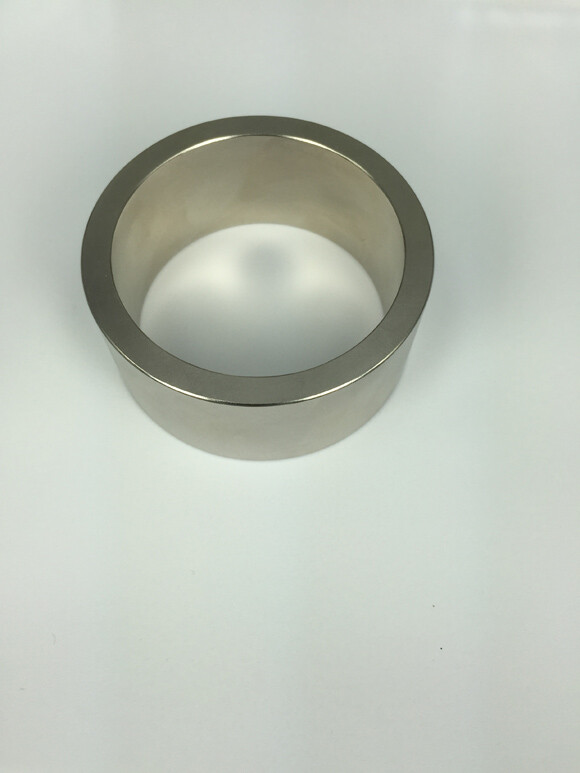 Uni Pole Radial Ring Magnet N45 Neodymium D55x45x17.5mm Diametrically ...