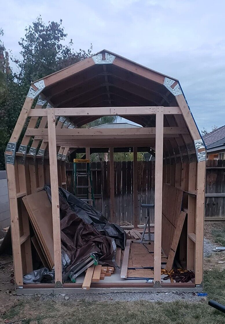 Instant Framer Kit Barn Style Shed Kit (FREE SHIPPING) NEW | eBay