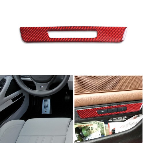 Carbon Fiber Seat Memory Switch Button Cover Trim For BMW F10 5 Series ...