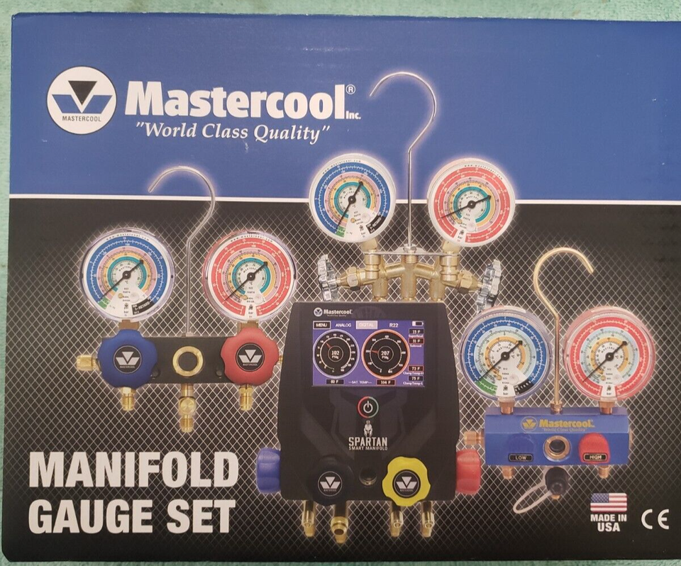 R32 Refrigerant Gauge Set R-32 R41Oa Mastercool Model 51103 Refrigerant ...