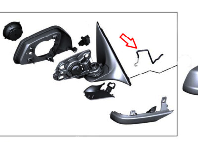 BMW 1' 3' 5' 6' 7' Series Wing/Door Mirror Wiring Harness - Right (JS ...