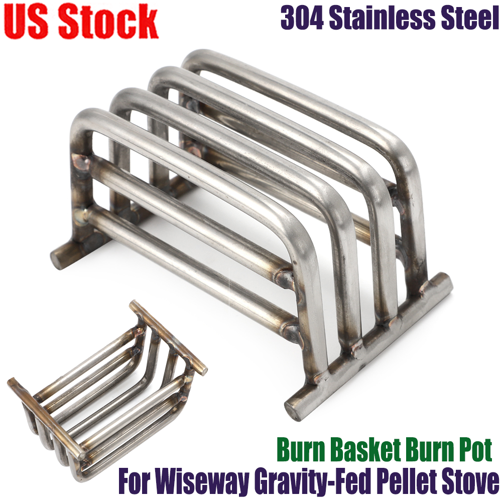 New Stainless Steel Replacement Burn Basket Burn Pot for Wiseway Pellet ...