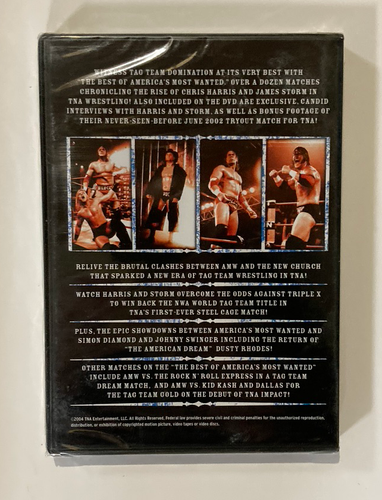 TNA Wrestling The Best of America's Most Wanted DVD, Brand New, Impact ...