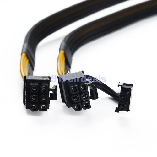 MINI 12Pin to 8pin + 6Pin Graphics Video Card Power Supply Cable For ...