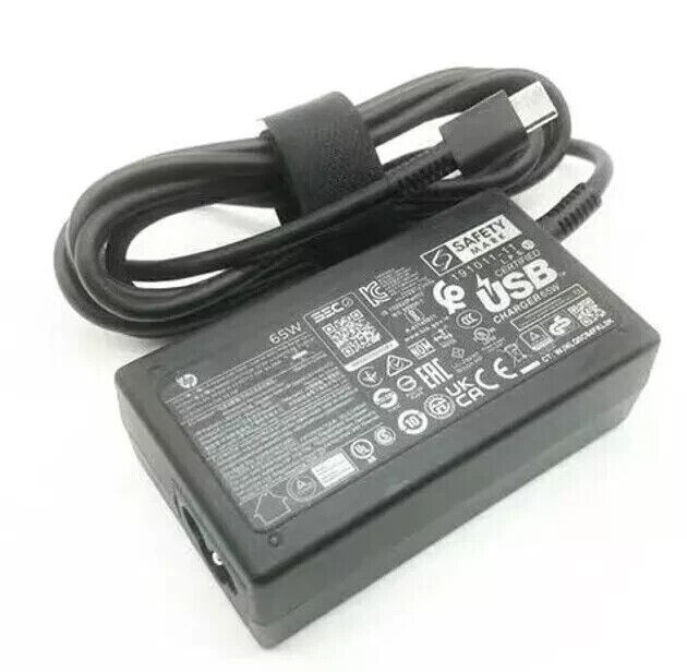 Genuine 65W USB-C Charger for HP TPN-DA20 TPN-LA23 TPN-HA01 TPN-CA21 L67440-001 | eBay
