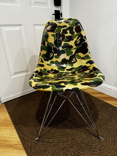 Used A BATHING APE BAPE X MODERNICA CHAIR GREEN CAMO Free Shipping | eBay
