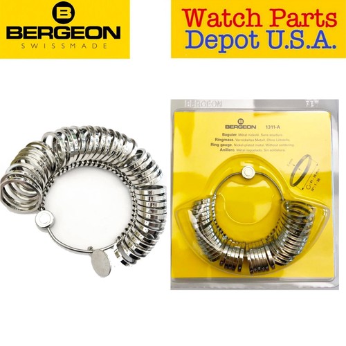 Bergeon 1311-A Metal Ring Finger Gauge-Euro Size Flat Band - Swiss Made ...