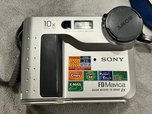 Sony Mavica MVC-FD75 Floppy Disk Still Video Digital Camera W/ Battery ...