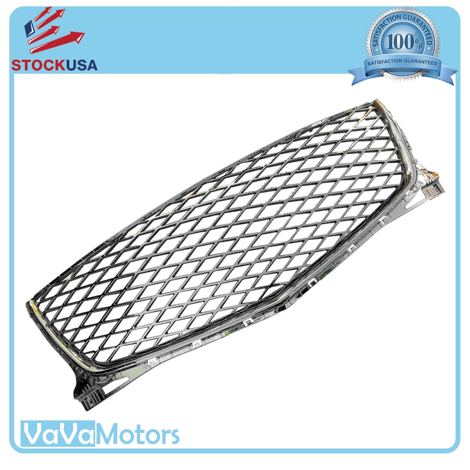 Fits 2021 2023 Genesis GV80 Front Bumper Upper Grille Grill ABS ...