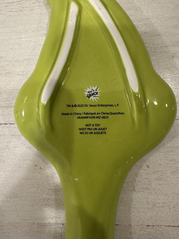 DR SEUSS THE GRINCH NEW CERAMIC SPOON REST | eBay
