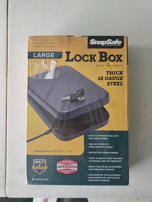SnapSafe 75200 Lock Box- Key Lock 851529004020| eBay