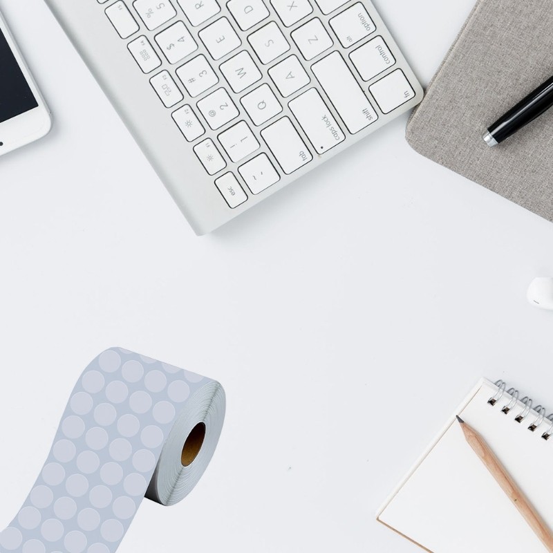 2000 Pack Sticky Blank Labels Matte Stickers for Office Retail Home ...