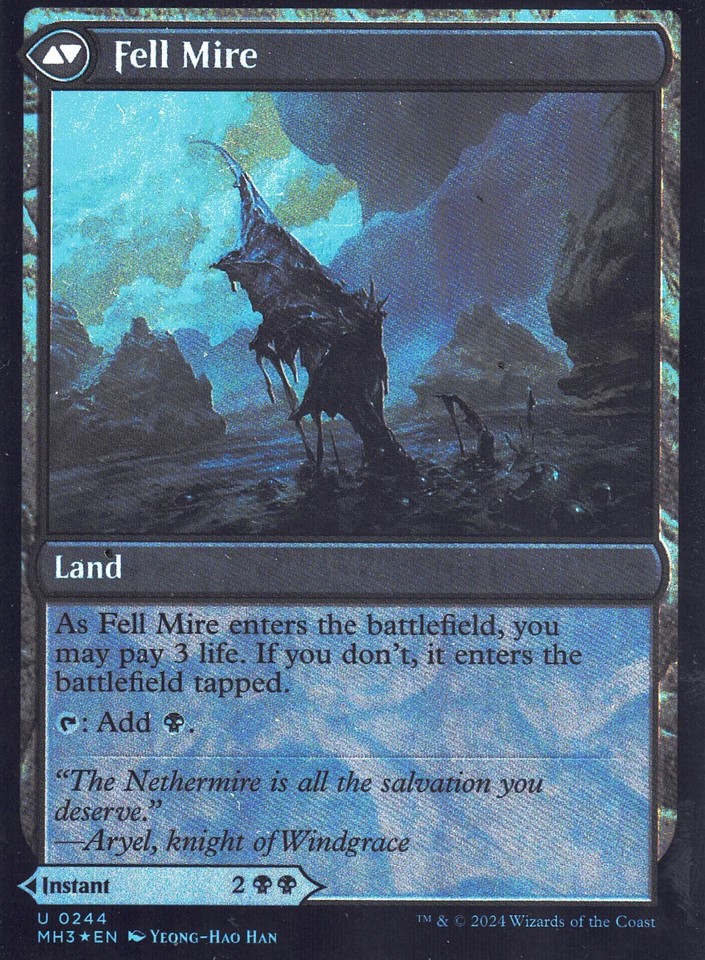 Fell The Profane - 244 - Foil - MH3 - NM - MTG Magic the Gathering | eBay