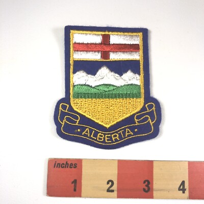 Gorgeous Crest Shield Province Of ALBERTA COAT OF ARMS Canada Patch ...