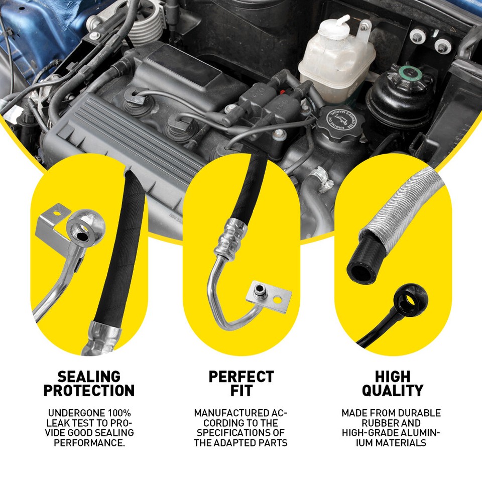 3x For Mini R50 R52 R53 Petrol Power Steering Return + Reservoir Pipes ...