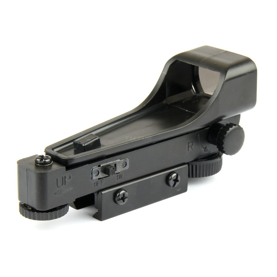 Red Dot Reflex Sight w/ 3/8" Dovetail and 20mm Picatinny Mount for ...