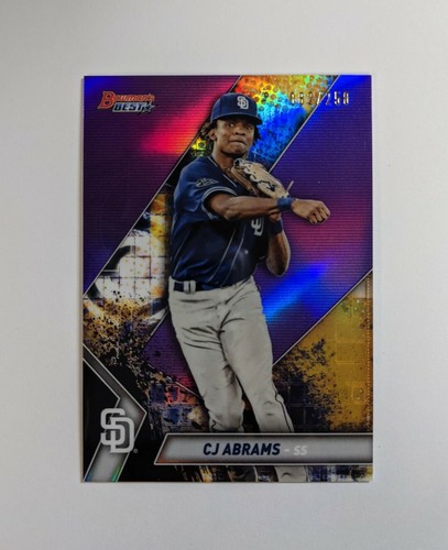 2019 Bowman's Best /250 CJ Abrams Purple Refractor TP-2 | eBay