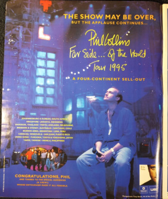 PHIL COLLINS ORIGINAL (UNFRAMED) vintage 1995 magazine PROMO AD | eBay