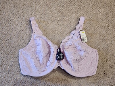 Playtex Secrets NWT Light Purple 40DD Bra | eBay